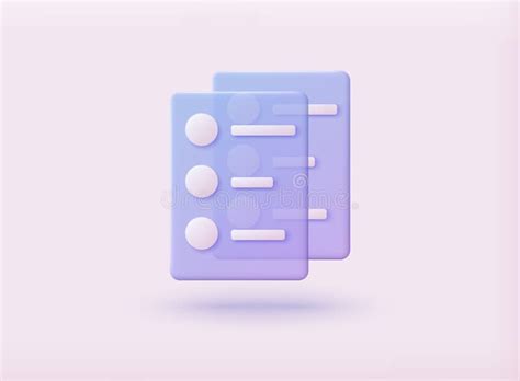 document vector icon 3d web vector illustrations stock vector