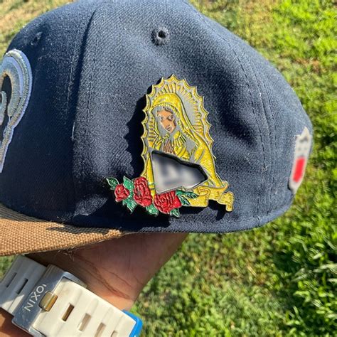 Virgin Mary Pin And Badges Etsy