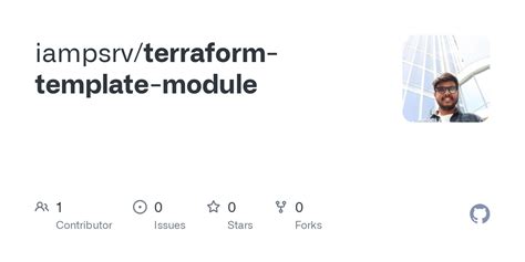 Github Iampsrvterraform Template Module