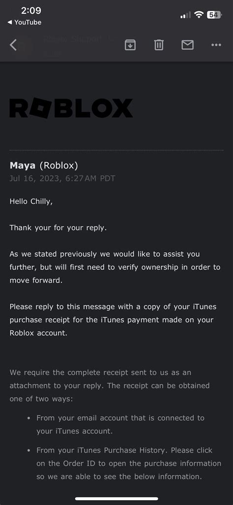 I Like How Roblox Support Says Theyre Gonna Respond Within 24 Hours