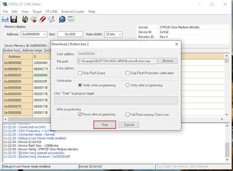 Hướng Dẫn Sử Dụng Stm32 St Link Utility 4997