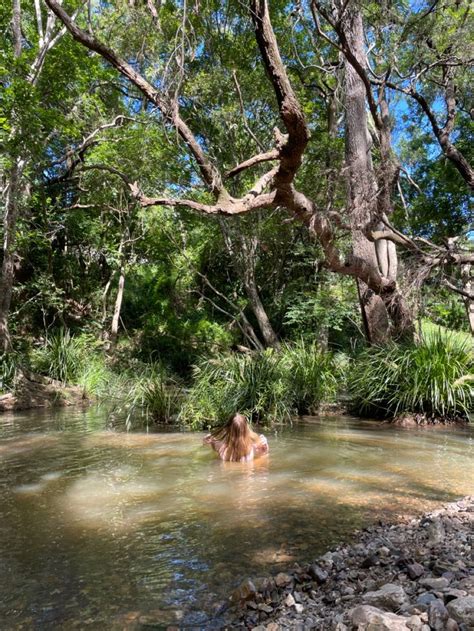 Creek Swim W Friends Canal Swimming Creek
