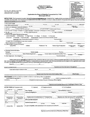Cs Form 101 D Revised Sept 2013 Fill Online Printable Fillable Blank PdfFiller