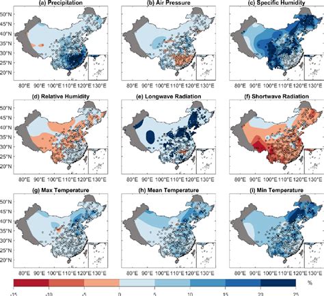 Sensitivity Of Meteorological Variables To Daily Streamflow The Figure
