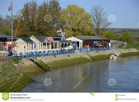 Cafe On Banks Of River Arun Arundel England Editorial Photo Image Of People River 41507841