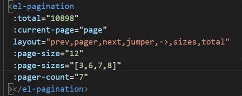 element ui分页器设置每一页显示数量 page size 后页码没有发生变化原因与解决 page sizes CSDN博客