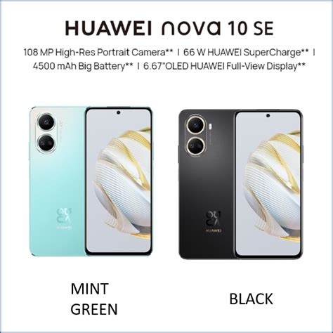 Huawei Nova Se Smartphone Gb Gb Mall Com My