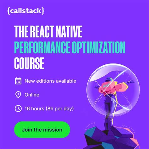 Callstack On Linkedin Course Performanceoptimization Reactnative Dmaic