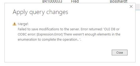 merging queries error power query enterprise dna forum