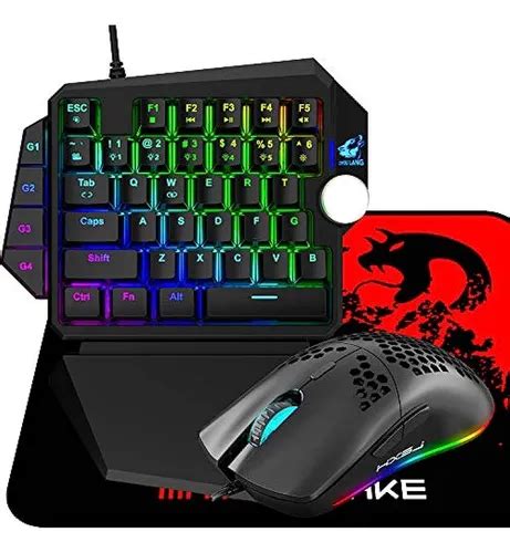 Teclado Mecánico Portátil Para Juegos Con Una Sola Mano Tecl Meses Sin Interés