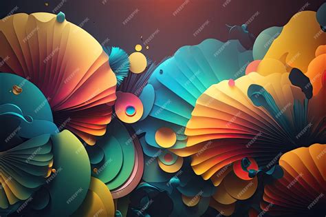 Premium Ai Image Abstract Colorful Background With Modern Design Backdrop Layout Abstraction
