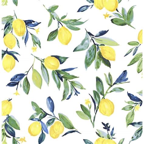Nuwallpaper Lemon Drop Yellow Yellow Wallpaper Sample Nus3161sam The