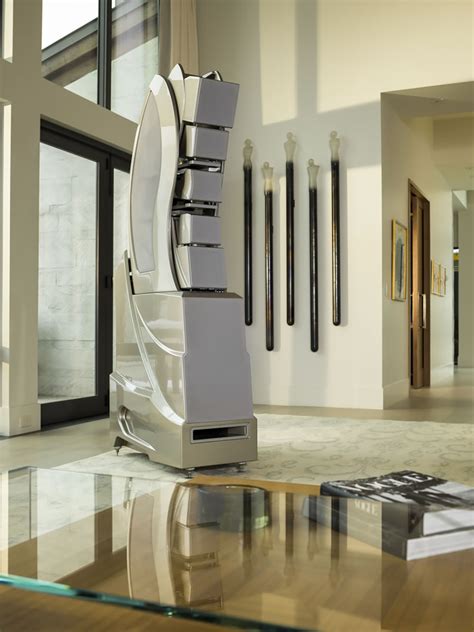 this 7 foot tall super speaker brings ultra high end audio to new