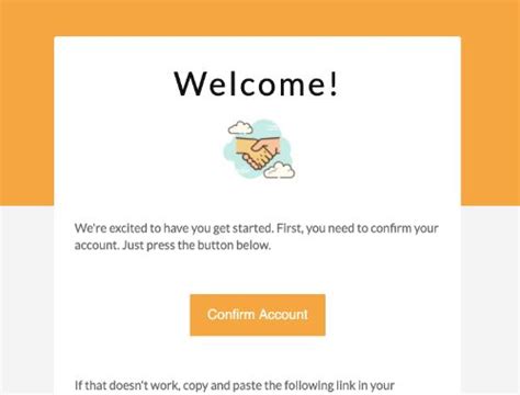 Bootstrap 4 Confirm Account Email Template Email Template Examples