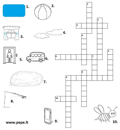 Кросворди для дітей 🕸 Pepe Lt