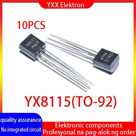 10pcs全新原裝yx8115 8115 Led控制芯片手電筒led驅動ic插件to 92 蝦皮購物