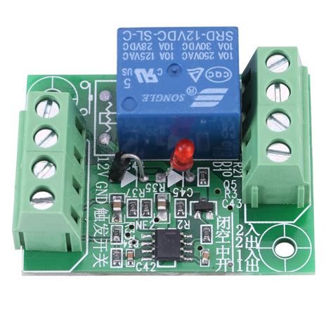 Dc 12v 1 Channel Trigger Switch Relay Module Bistabiles Control Desertcart INDIA