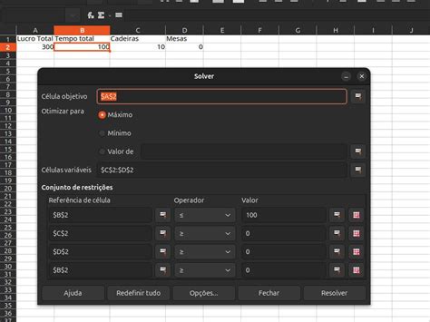 Otimizando Problemas Com O Solver No Excel Otimizando Problemas Com O Solver No Excel