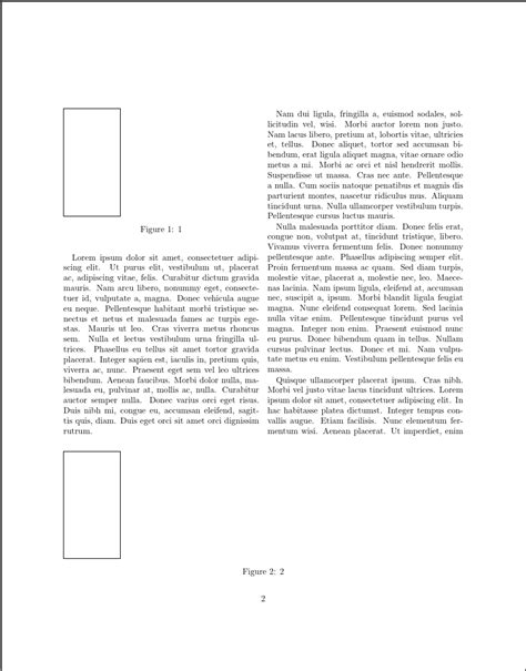 Floats Ensuring Single And Double Column Figures Appear On The Same Page Tex Latex Stack