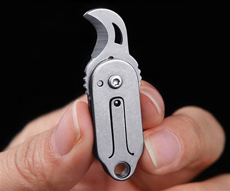 The Scytheblade Is A Keychain Knife With A Hook Blade