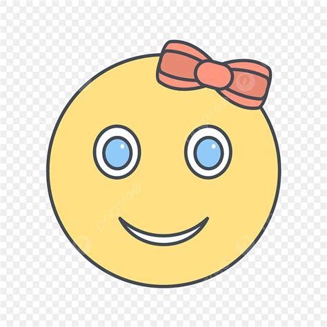 벡터 소녀 이모티콘 아이콘 소녀 이모티콘 이모티콘 Png 일러스트 및 벡터 에 대한 무료 다운로드 Pngtree