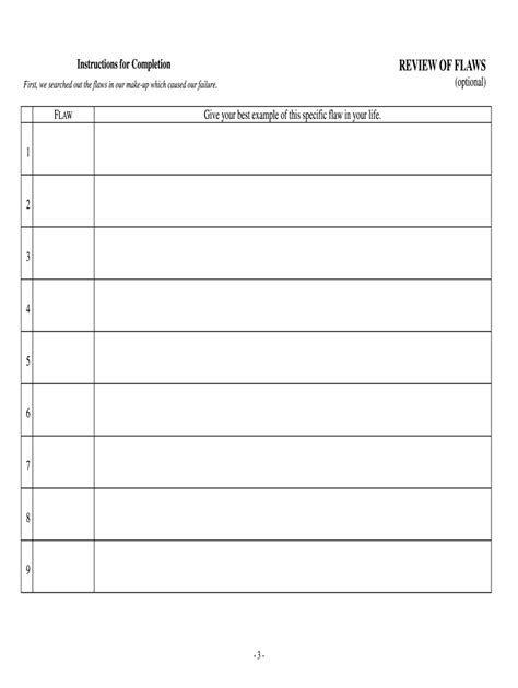 12step Fourth Step Inventory 2005 2021 Fill And Sign Printable