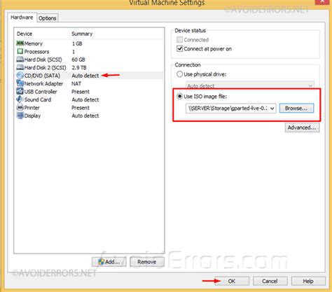 How To Set VMware To Boot From ISO Image File AvoidErrors