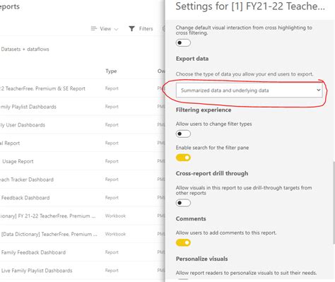 Solved Export Underlying Data User Getting Permissions