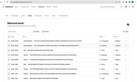 shadcn ui ui codebase analysis tasks example explained by ramu