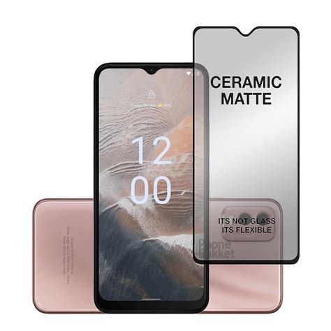Phonebukket Ceramic Matte Unbreakable Flexible Screen Guard Protector 21d For Nokia C32