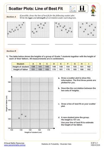 Middle Babe Bivariate Data Worksheets PDF Printable Worksheets Worksheets Library