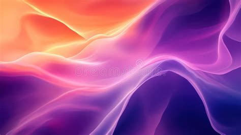 Colorful Abstract Waves Create A Soothing Digital Art Piece Stock Illustration Illustration Of