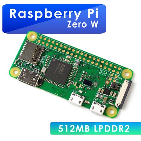 Микрокомпьютер Ampertok Raspberry Pi Zero W расберри малина купить по низким ценам в