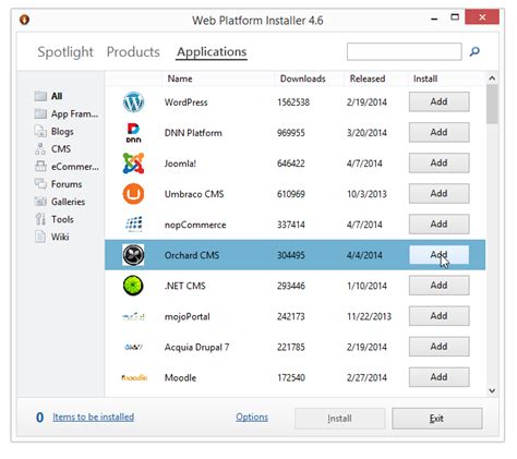 Installing Orchard Orchard Documentation