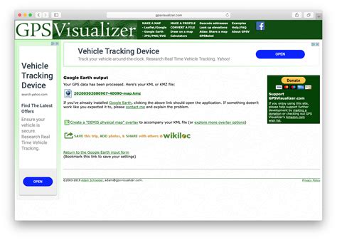 Converting Gps Data Between Gpx And Kml Paul Bogard