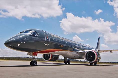 Embraer Revela O Primeiro E195 E2 Da Royal Jordanian Airway