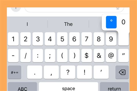 Typing The Degree Symbol On Iphone Simplymac