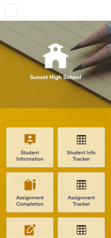 Assignment Tracking App Template Jotform