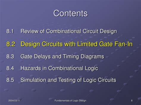 Ppt Unit 8 Combinational Circuit Design And Simulation Using Gates