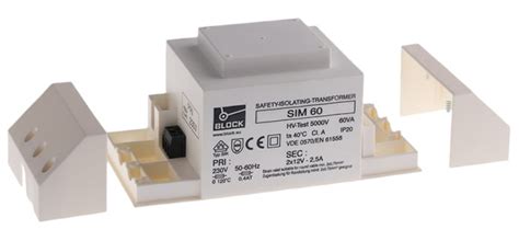 Sim 60 Block Block 60va 2 Output Chassis Mounting Transformer 2 X