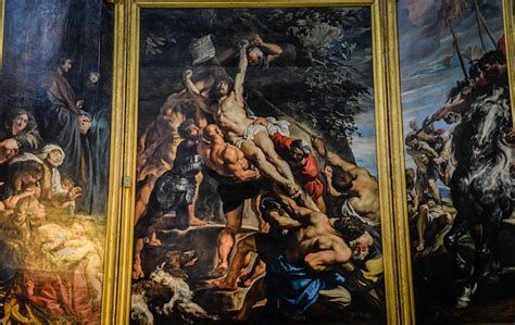 Peter Paul Rubens The Raising Of The Cross 1610 At Cathedral Of Our