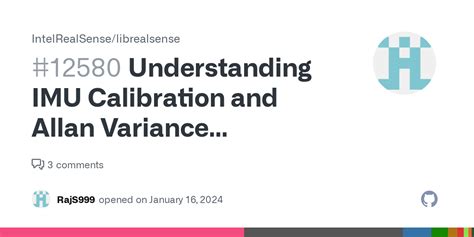 Understanding Imu Calibration And Allan Variance Calculation · Issue