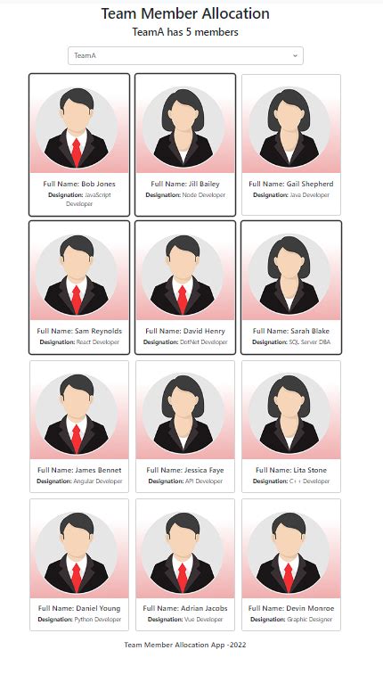 Github Sapirlavie Team Member Allocation React Project