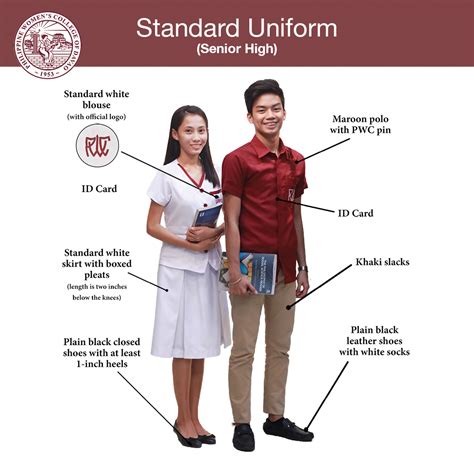 Shs Web Standard Uniform Philippine Womens College Of Davao