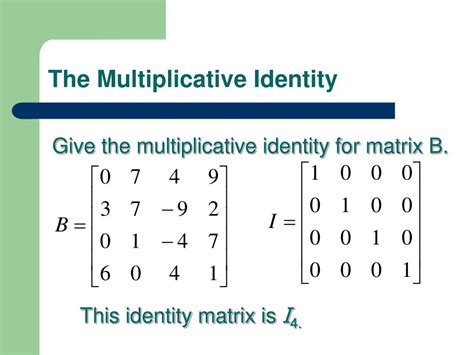 Multiplicative Identity Matrix Hot Sex Picture