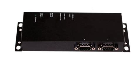 Dual Port Rs 232 To Ethernet Data Gateway Tcp Ip Industrial Metal Case Coolgear