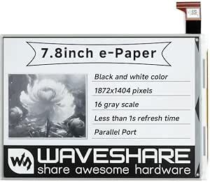 Amazon Com TUOPUONE 7 8inch E Ink Raw Display Compatible With Raspberry Pi Jetson Nano STM32