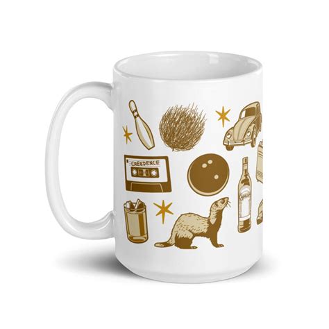 The Big Lebowski Mug The Dude Coffee Mug Big Lebowski Jeff Bridges