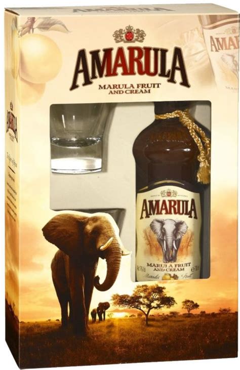 Ликер Amarula Marula Fruit Cream T Box With 2 Glasses 07 л