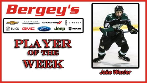 Bergeys Inc Sol Shshl Player Of Week Jake Wexler